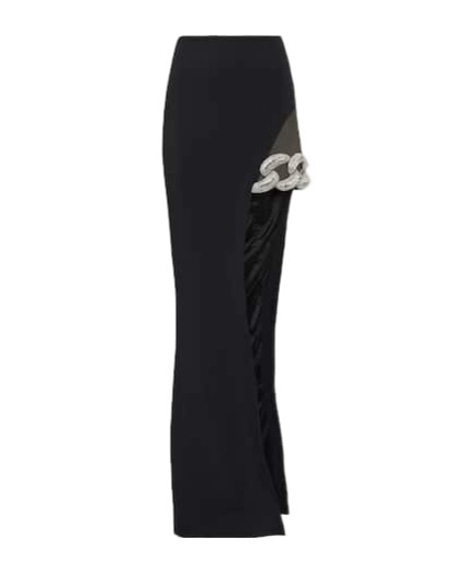 David Koma Asymmetric Embellished Maxi Skirt
