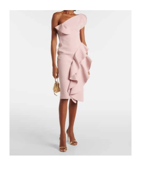 Maticevski Rhythm Ruffled Midi Dress