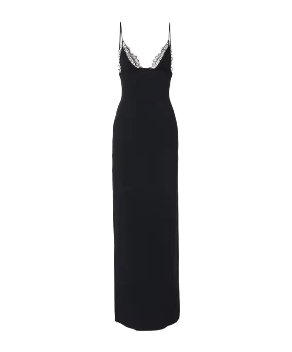 David Koma Lace-trimmed Gown