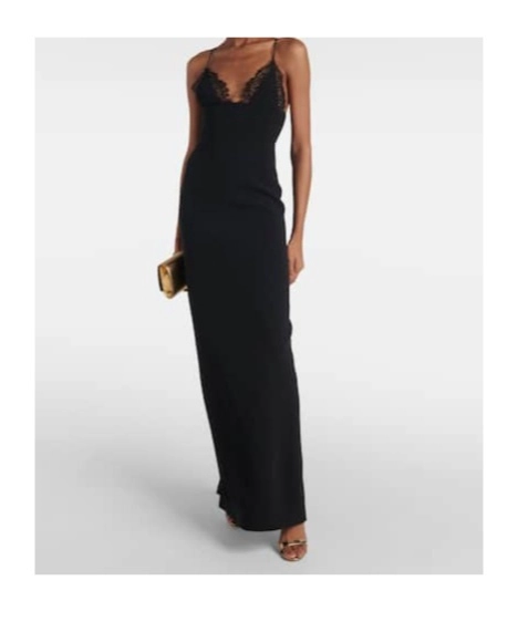 David Koma Lace-trimmed Gown