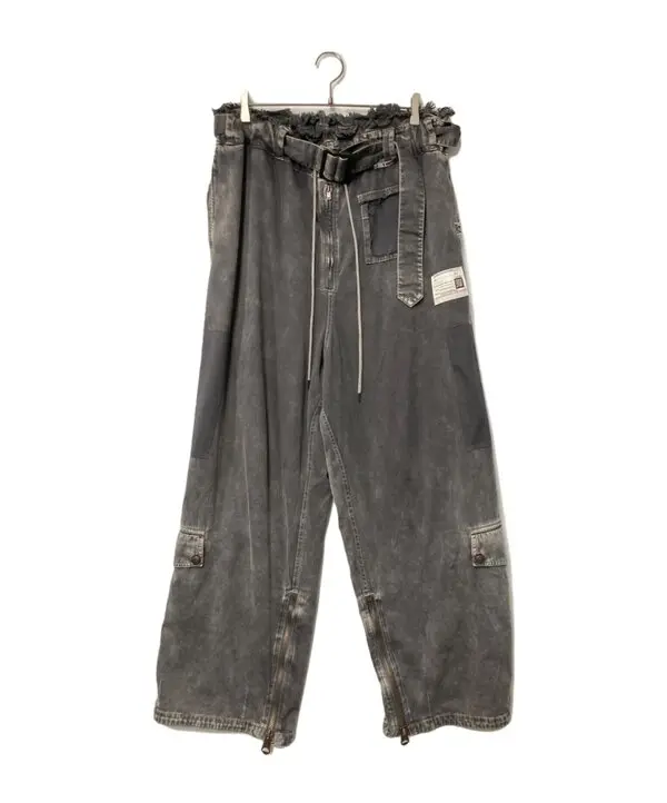 Mihara Yasuhiro Distressed Flight Pants - Black