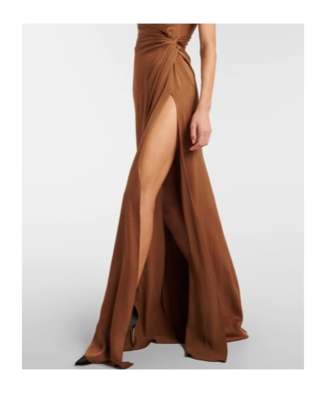 Alex Perry One-shoulder Satin Gown