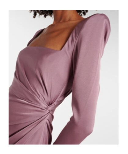 Alex Perry Satin Midi Dress