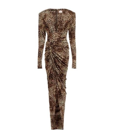 Alexandre Vauthier Leopard-print Jersey Maxi Dress