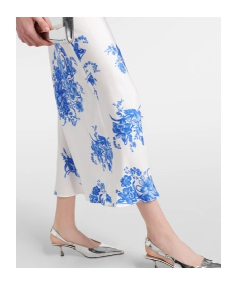 RODARTE Floral Silk Slip Dress