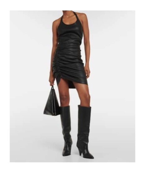 Stouls Mouna Leather Miniskirt