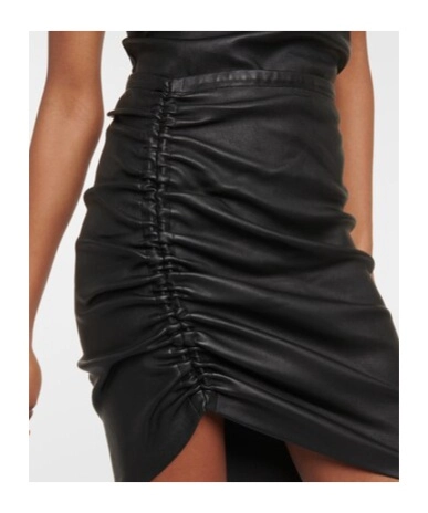 Stouls Mouna Leather Miniskirt