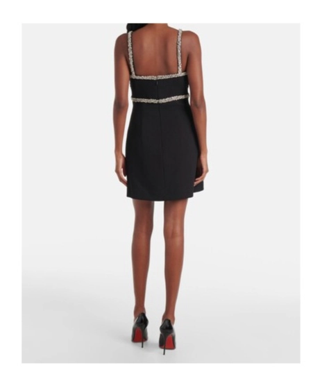 Rebecca Vallance Rina Crystal-embellished Minidress