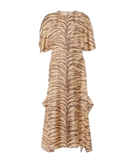 Stella McCartney Printed Silk Midi Dress