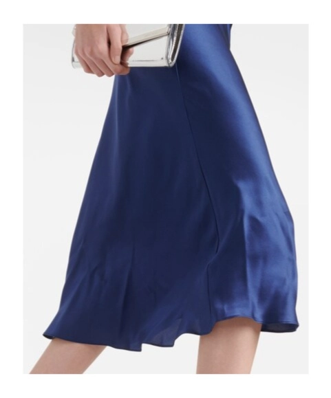 RODARTE Floral Appliqué Silk Midi Dress