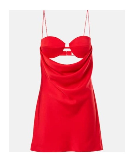 Alex Perry Openwork Pleated Dress