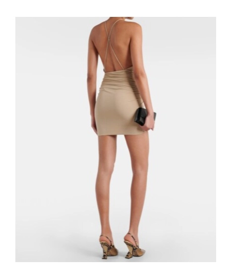 Alexandre Vauthier Draped Ruffled Wrap Dress