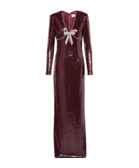 Rebecca Vallance X Nicky Hilton Zelda Sequined Gown - Brown