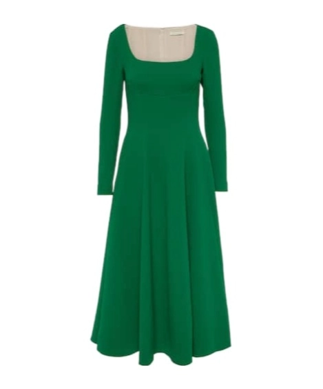 EMILIA WICKSTEAD Kylee Crêpe Midi Dress