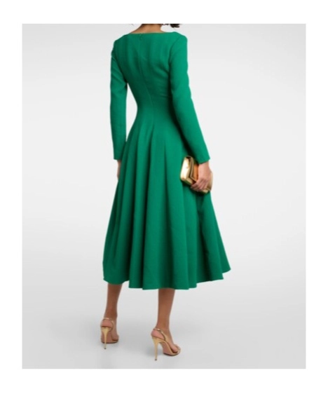 EMILIA WICKSTEAD Kylee Crêpe Midi Dress