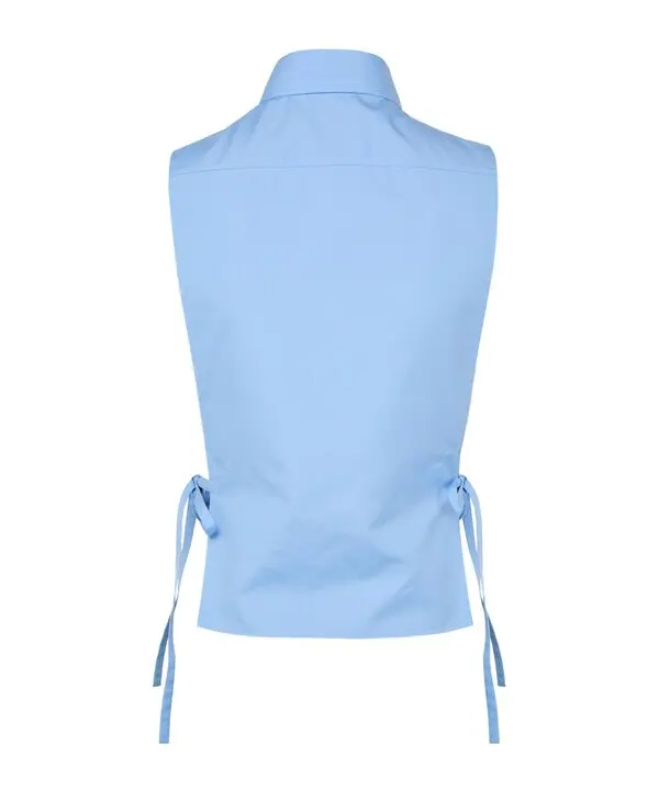 Miu Miu Logo Sleeveless Shirt