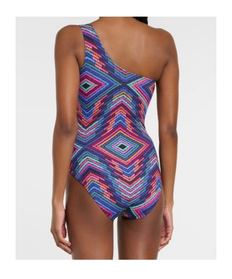 ERES Multicolor One-shoulder Swimsuit