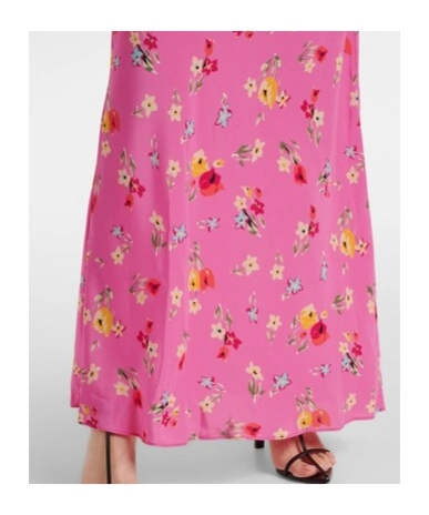 RODARTE Lace-trimmed Silk Maxi Dress