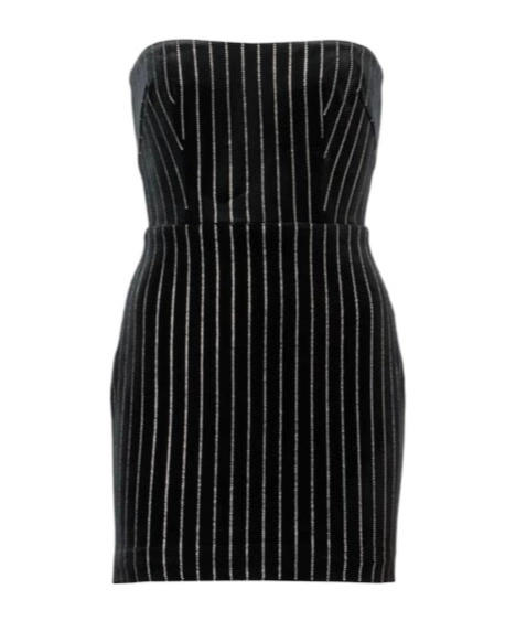 Alex Perry Embellished Strapless Minidress