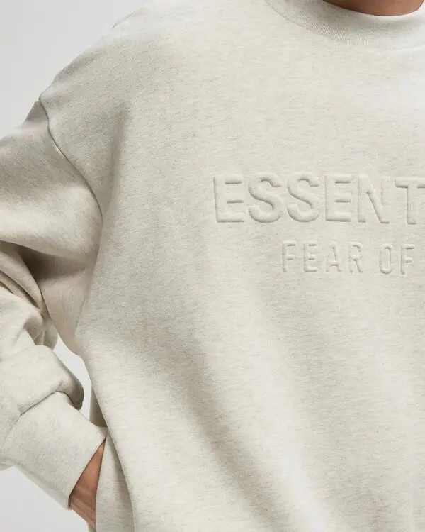 Fear Of God Crewneck Sweatshirt With Embossed Logo