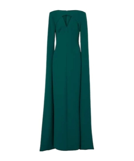 SAFIYAA LONDON Openwork Crepe Dress