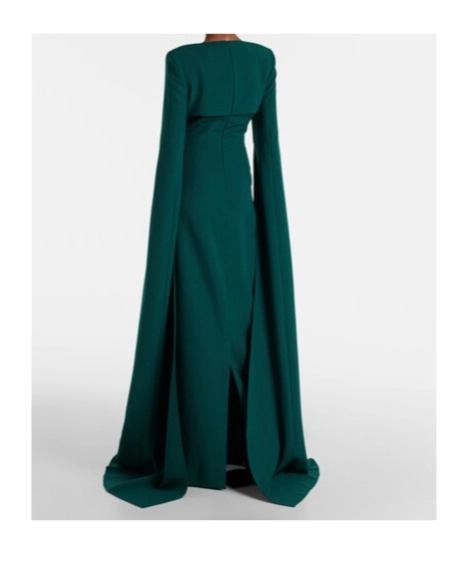 SAFIYAA LONDON Openwork Crepe Dress