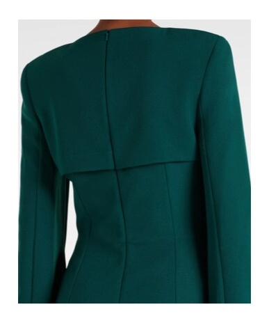 SAFIYAA LONDON Openwork Crepe Dress