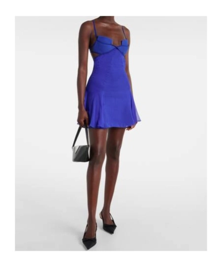 NENSI DOJAKA Silk Minidress