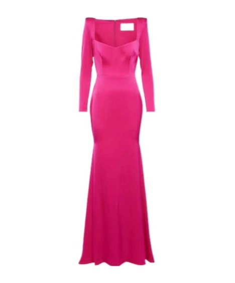 Alex Perry Satin Gown
