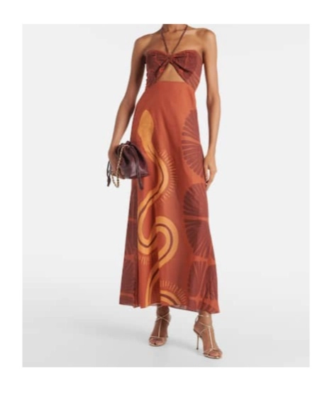 Johanna Ortiz Cotton Maxi Dress