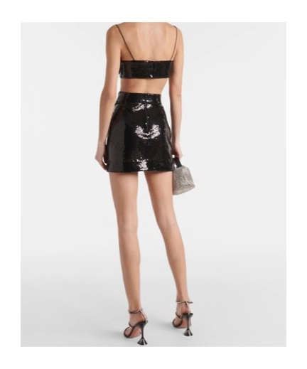 Alex Perry Sequined Crop Top