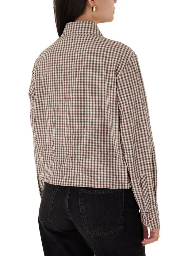 Moncler Plaid Zip-up Shirt - No
