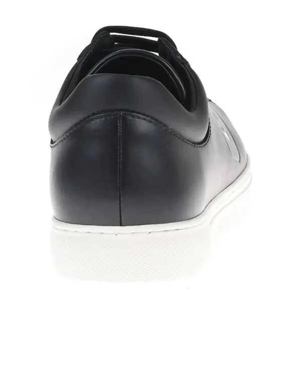 Emporio Armani Round Toe Lace-up Sneakers
