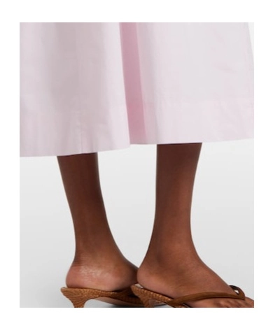 Posse Lindie Cotton Poplin Midi Dress