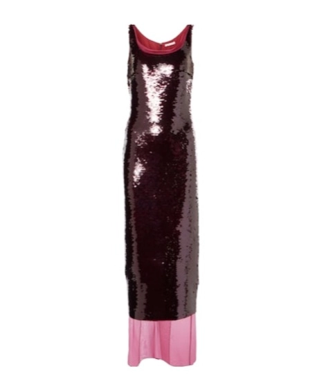 EMILIA WICKSTEAD Nehemia Sequined Layered Gown