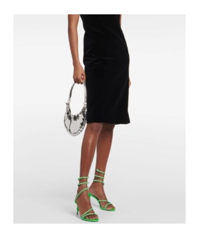 Rene Caovilla Margot Embellished Satin Sandals