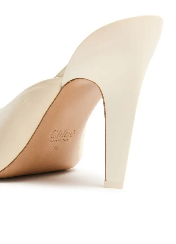 Chloé Logo High-heeled Sandals
