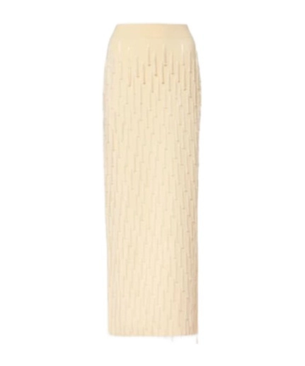 Galvan Depois Embellished Jersey Maxi Skirt