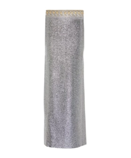 Rabanne Embellished Maxi Skirt - Gray