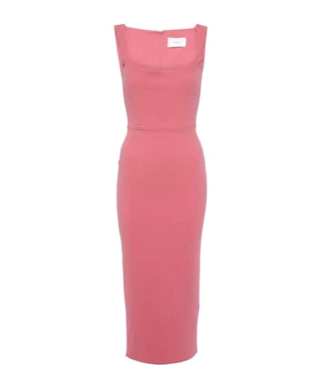Alex Perry Portrait Midi Dress