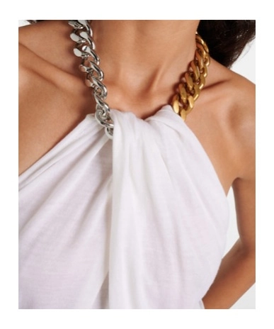 Stella McCartney Embellished Halterneck Wool Top