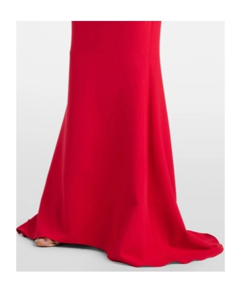 SAFIYAA LONDON One-shoulder Crepe Dress