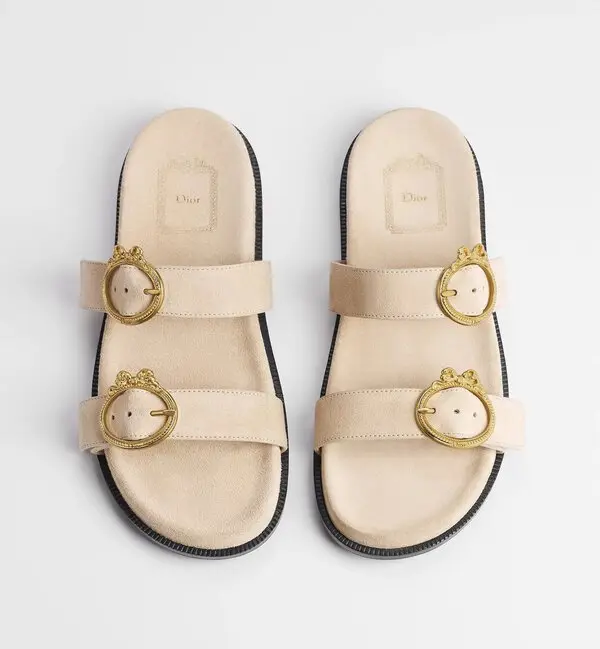 Dior Mule Medaillon Buckle