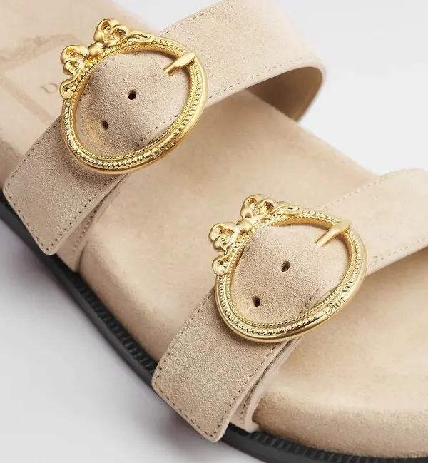 Dior Mule Medaillon Buckle
