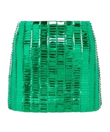 Attico Rue Embellished Miniskirt