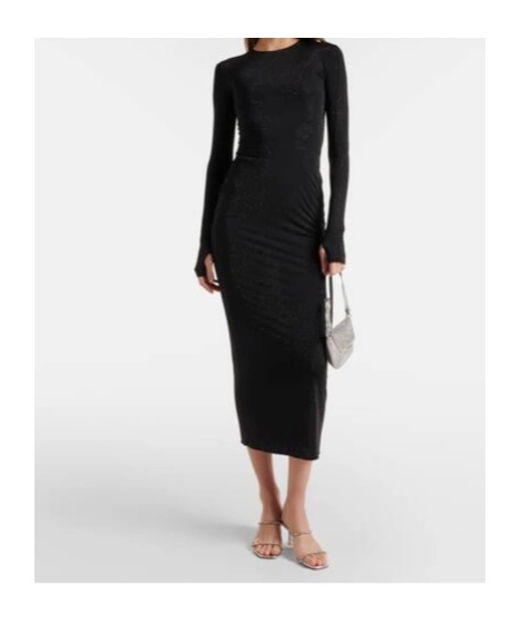 Alex Perry Crystal-embellished Jersey Maxi Dress