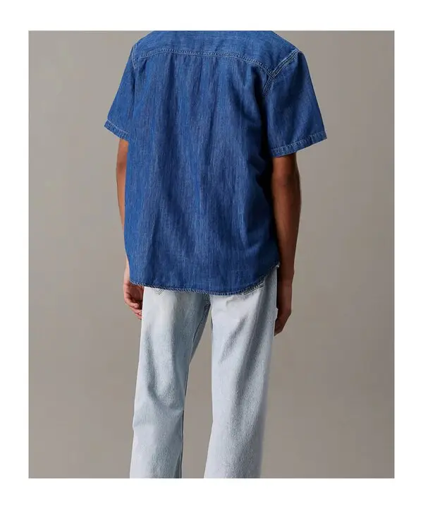 Calvin Klein Denim Short Sleeve Shirt