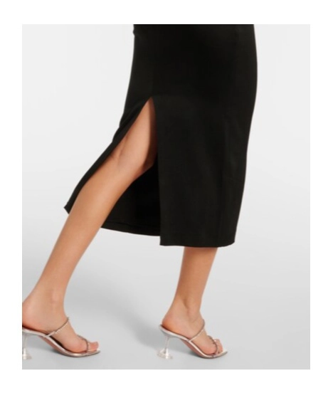 Alex Perry Crystal-embellished Satin Midi Dress