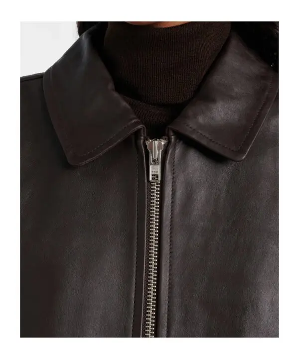 THE FRANKIE SHOP Viper Leather Jacket