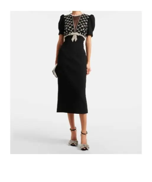 Rebecca Vallance Nicky Hilton Arianna Embellished Midi Dress